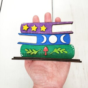 Magic Book Stack SVG Laser Cut File for Laser Cutter or Glowforge ...