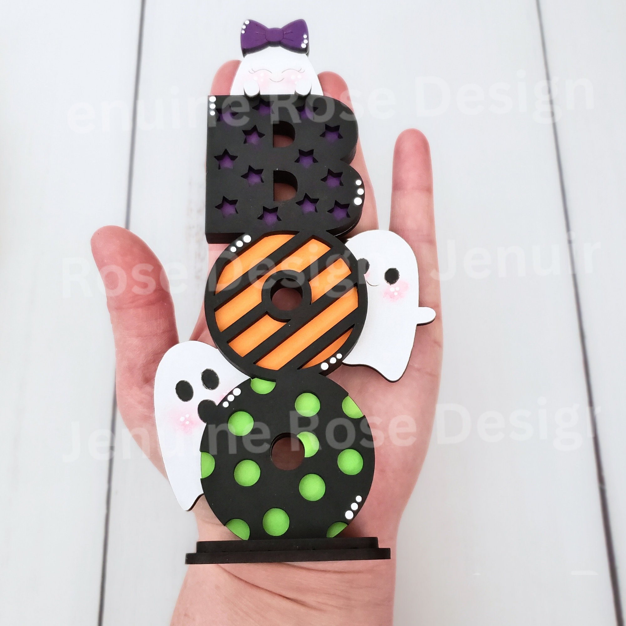 Halloween Boo Sign SVG Laser Cut File for Glowforge or Laser Cutter ...