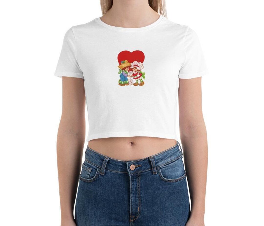 Strawberry Shortcake Women's Baby Tee, Strawberry Shortcake Clothing ...