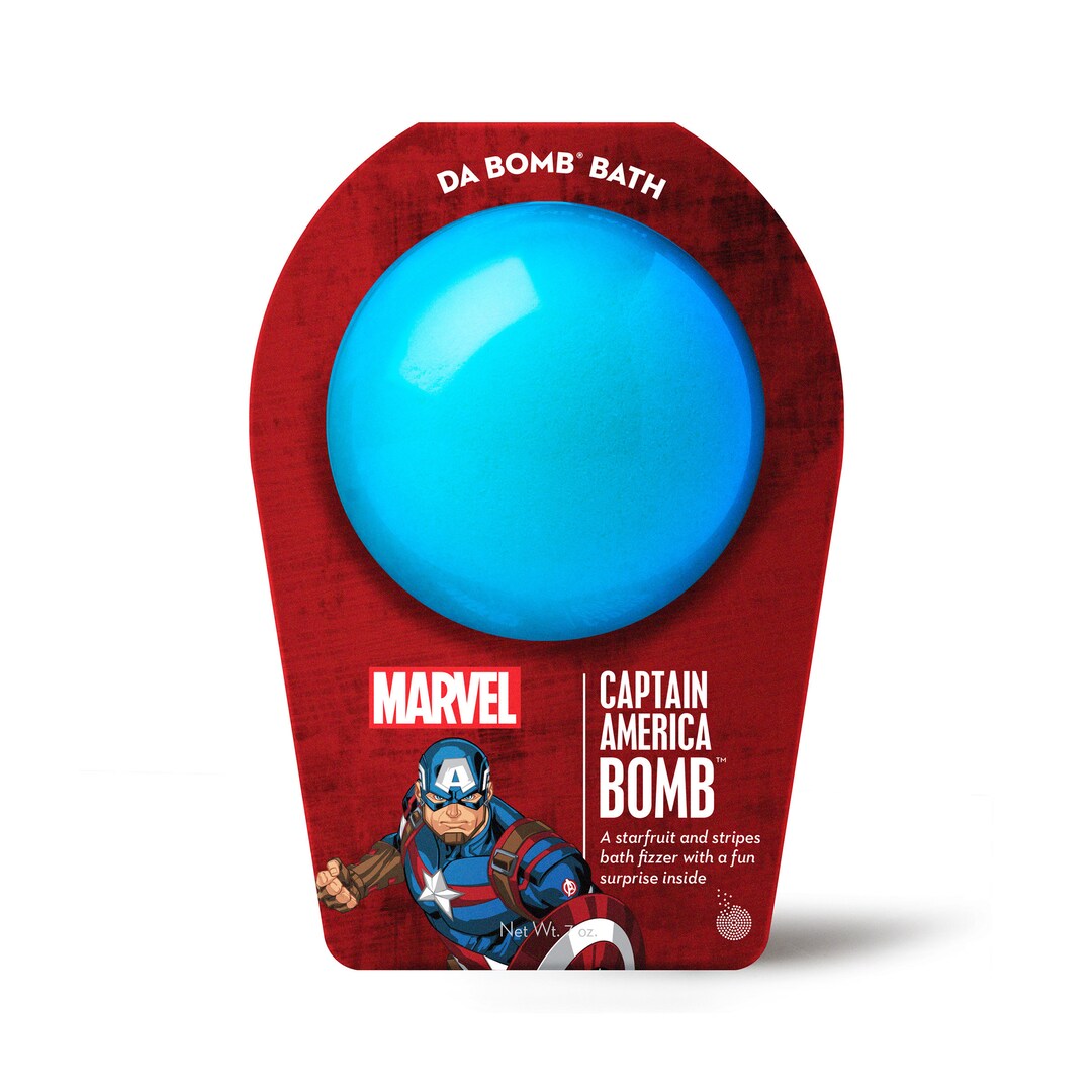 Captain America Bomb™ / Bath Bomb, Bath Fizzer, Bath Fizzie, Da Bomb ...