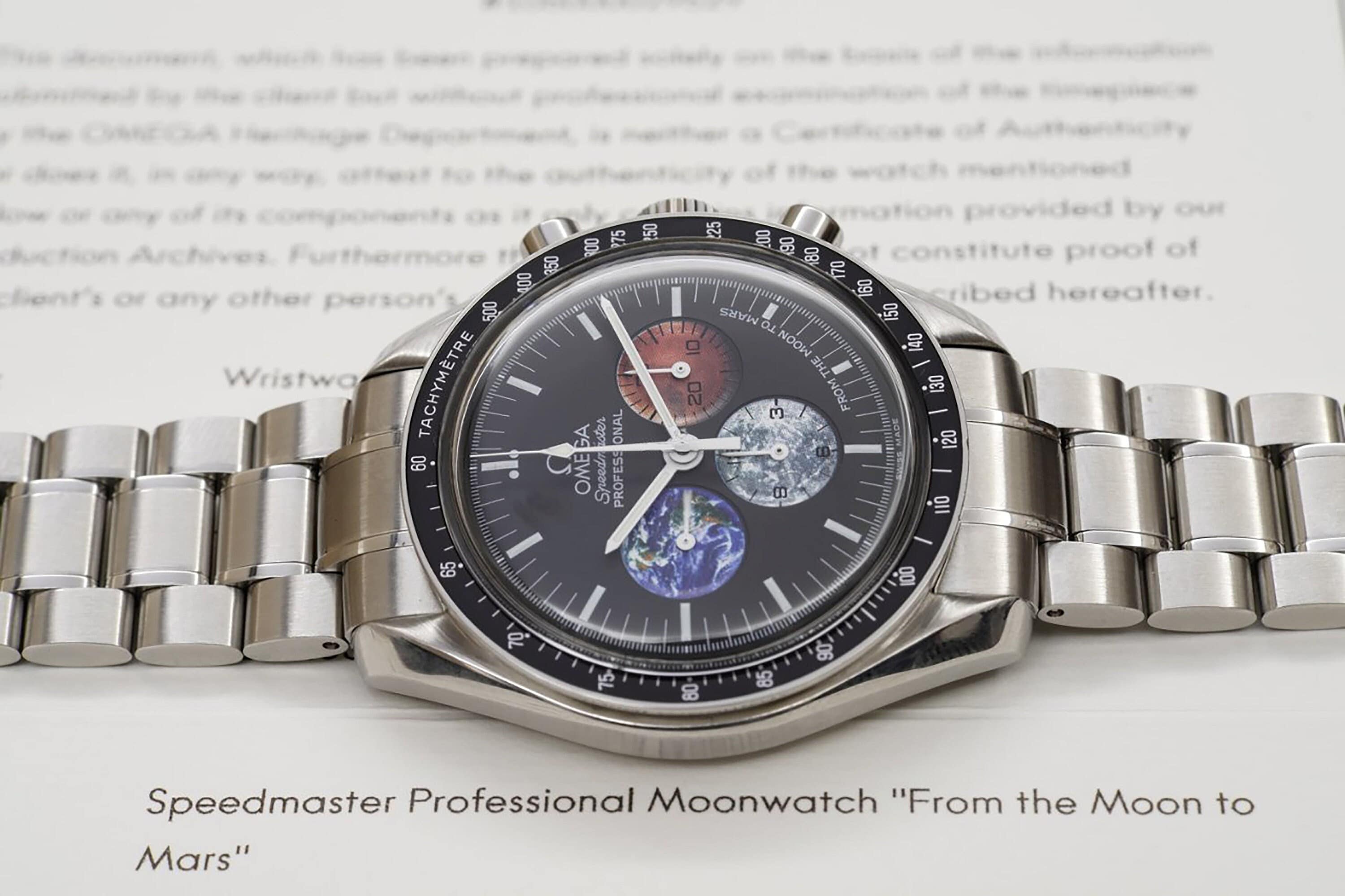 Omega Speedmaster Professional Moonwatch Moon Watch From Moon to Mars ...