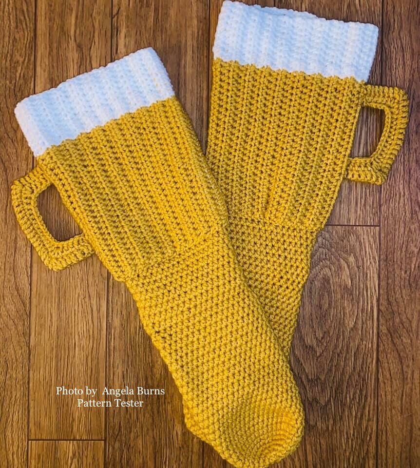 Crochet Beer Sock PATTERN Beer Stein Beer Mug Slippers - Etsy