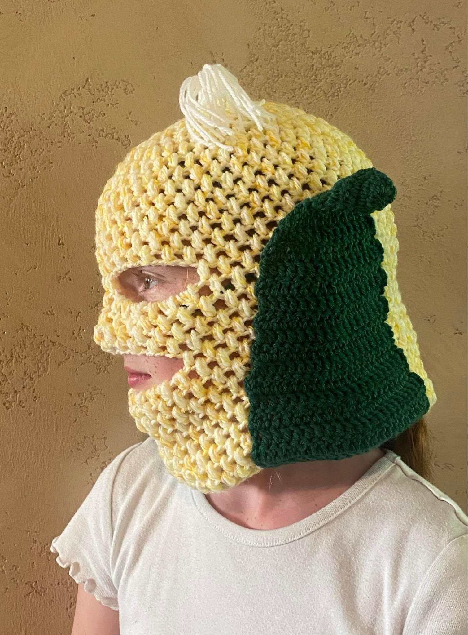 Sweet Corn Mask Balaclava Hat 4 Sizes, Easy Crochet Pattern - Etsy