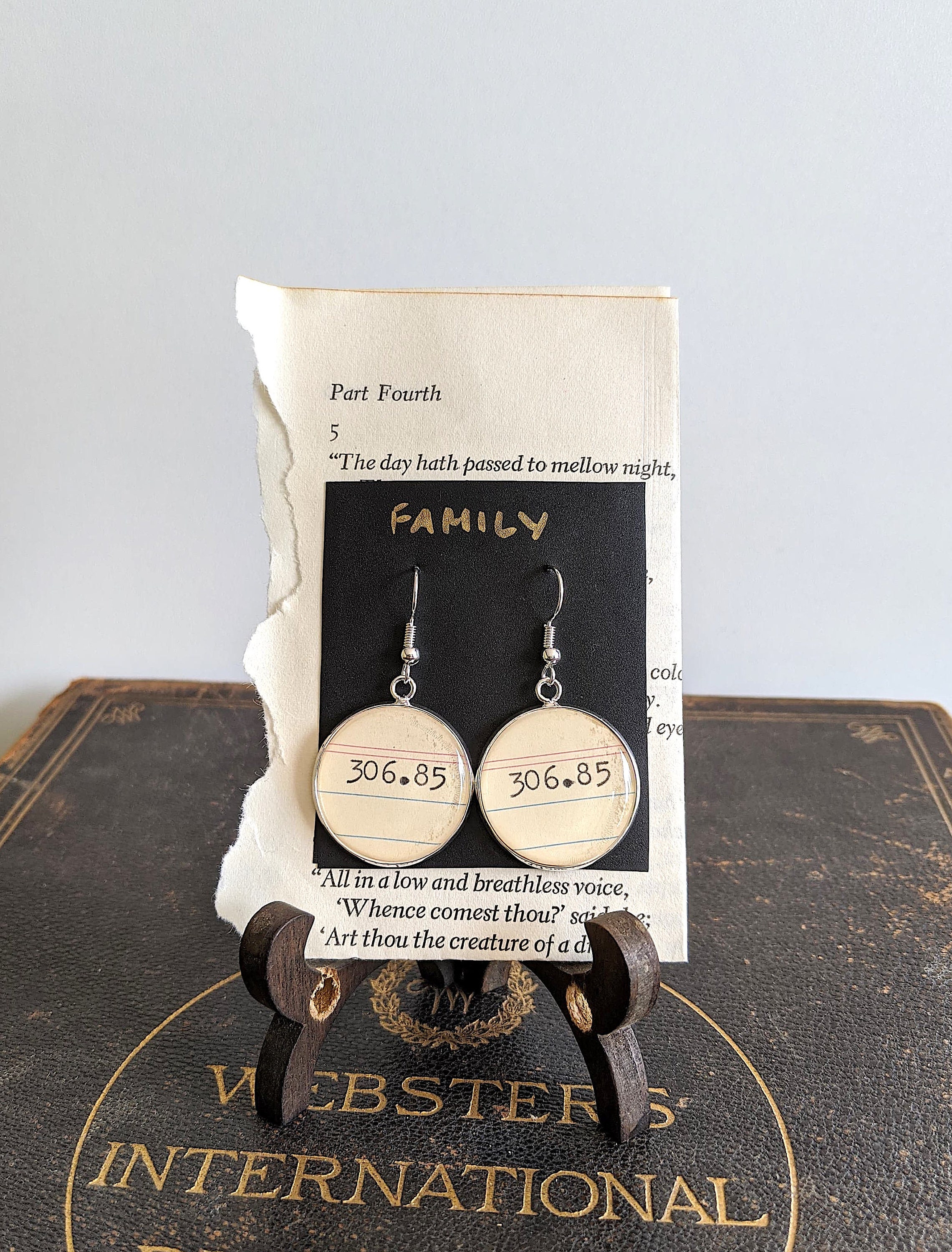 Family (306.85) Dewey Decimal System EARRINGS, Call Number, Library ...