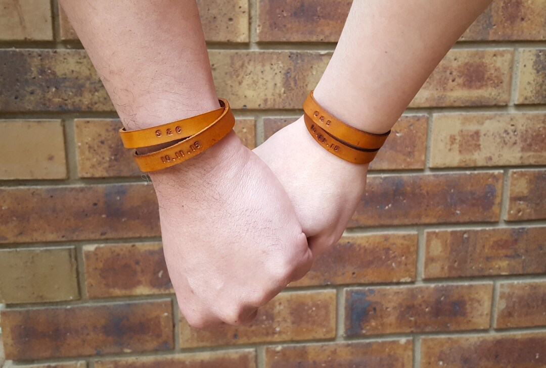 Personalized Couple Bracelets Matching Bracelets for Couple - Etsy
