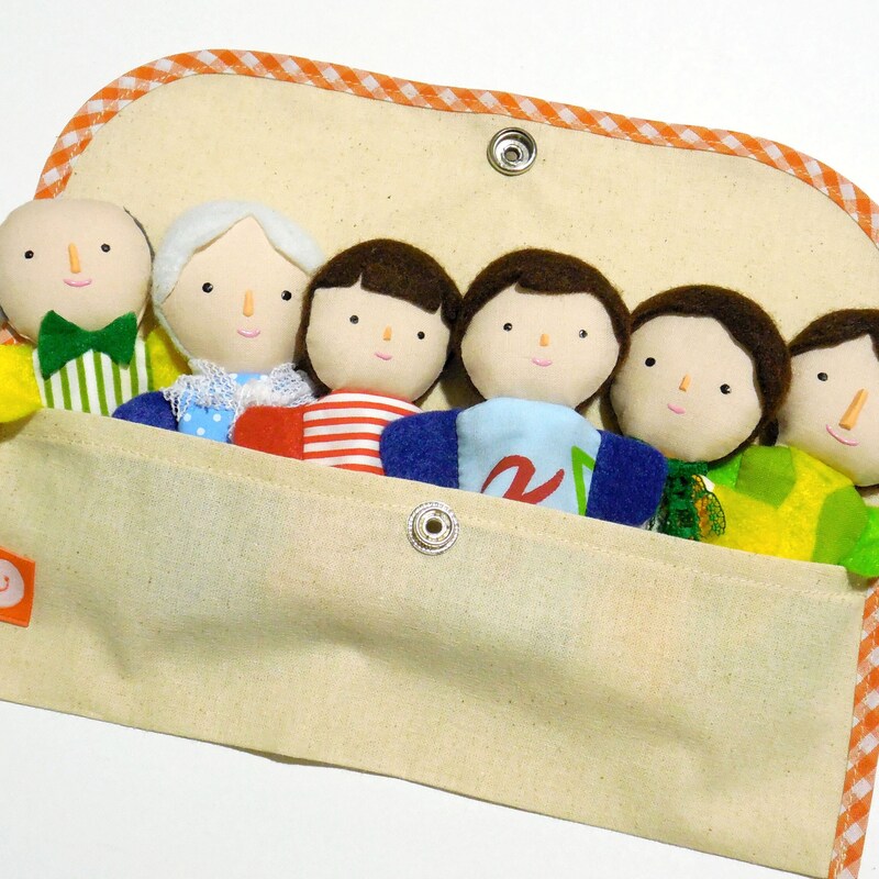 Finger Family Finger Puppets - Etsy