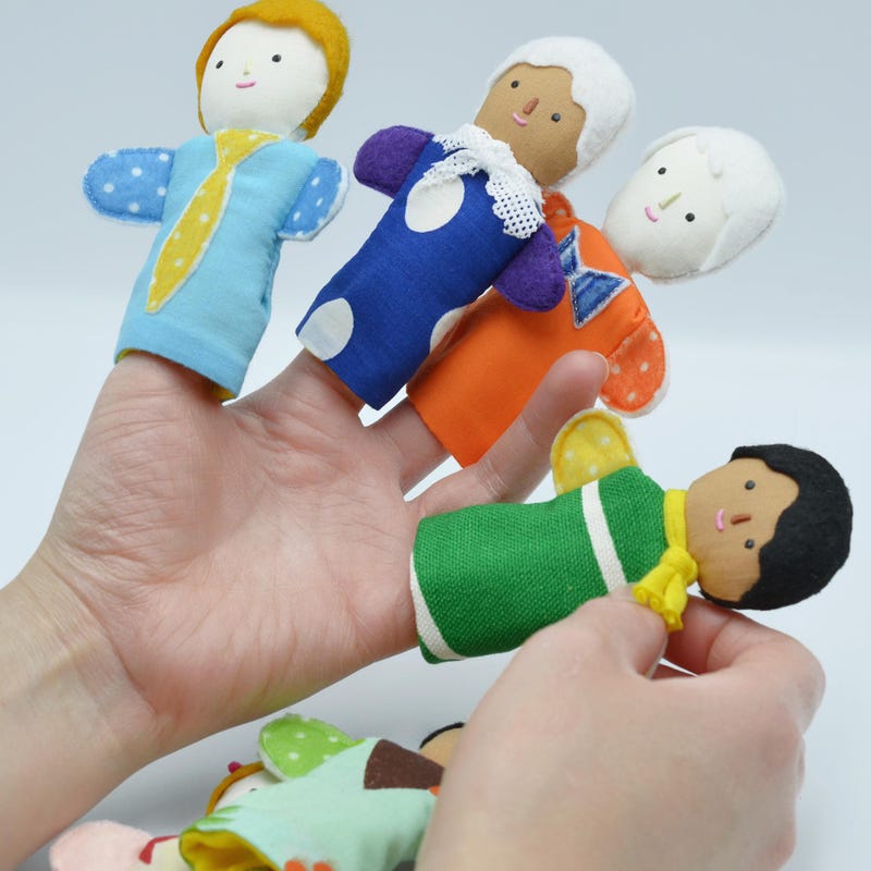 Finger Family Puppets - Etsy