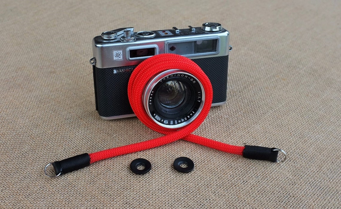 TorMake Red camera strap Shoulder Strap neck Strap from | Etsy