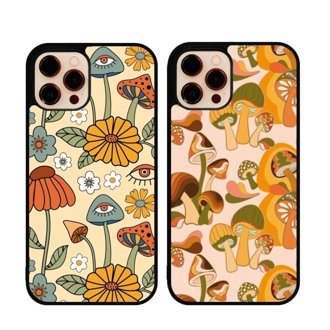 Groovy Mushrooms Retro 70's Hippie Phone Case available in iPhone and ...