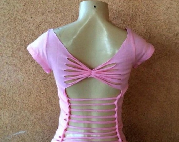 Black Cut up Tank Top.. - Etsy