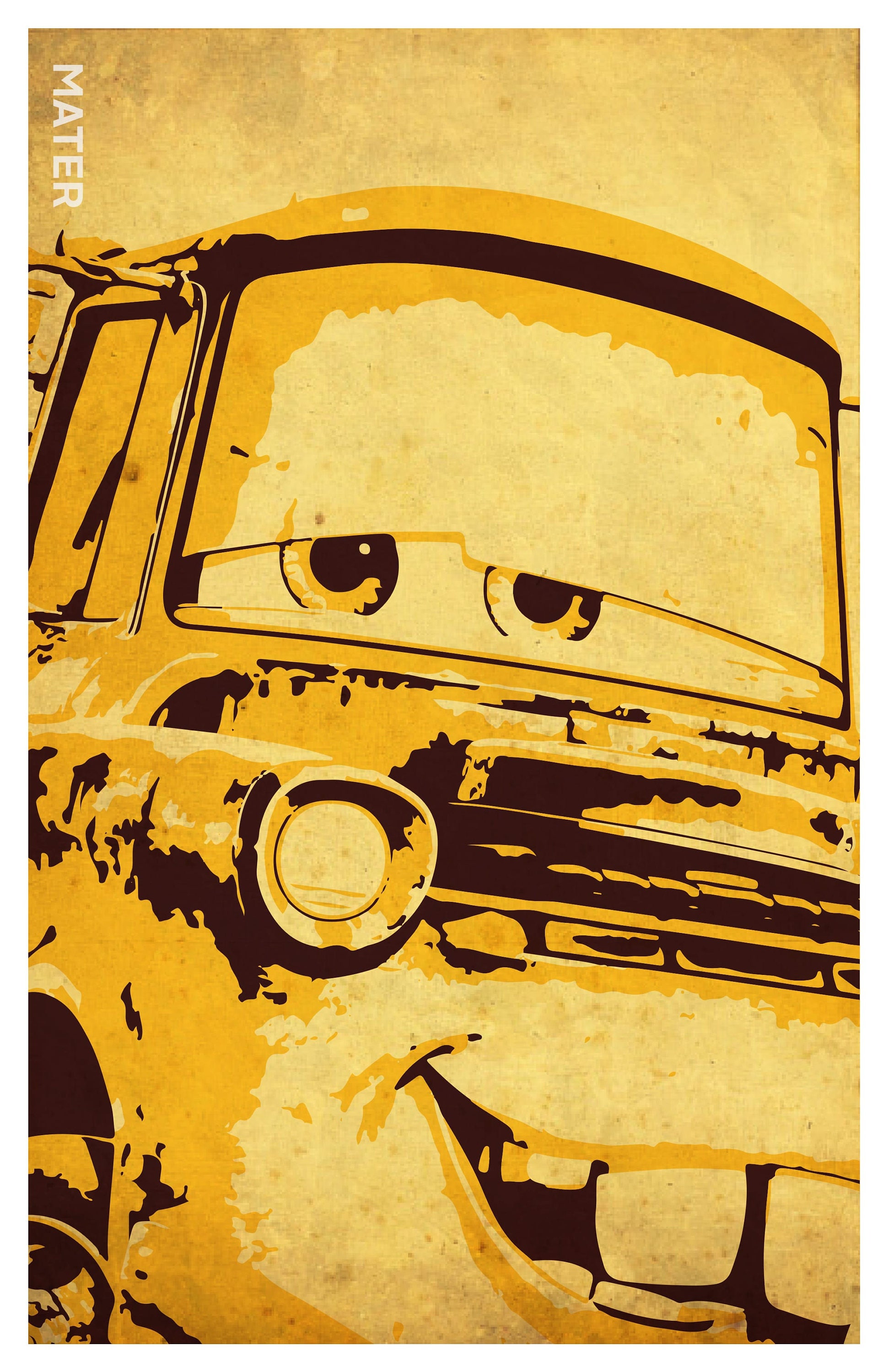 Cars Inspired Poster Set Mcqueen Mater Doc Hudson - Etsy