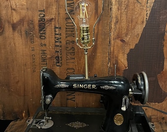 Singer Sewing Machine Lamp - Etsy