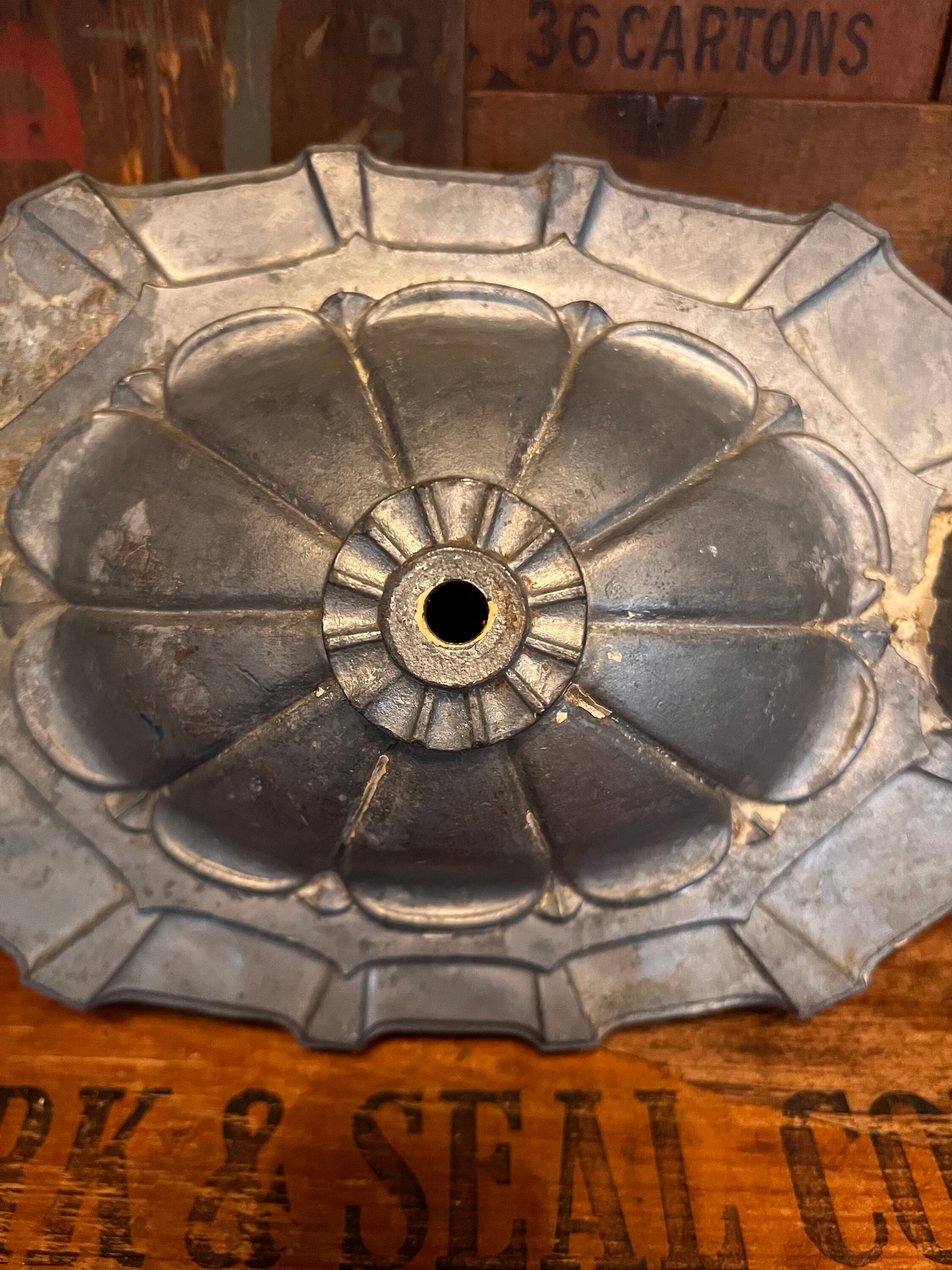 Antique Art Deco Flush Mount 2 Bulb LIGHT FIXTURE - Etsy