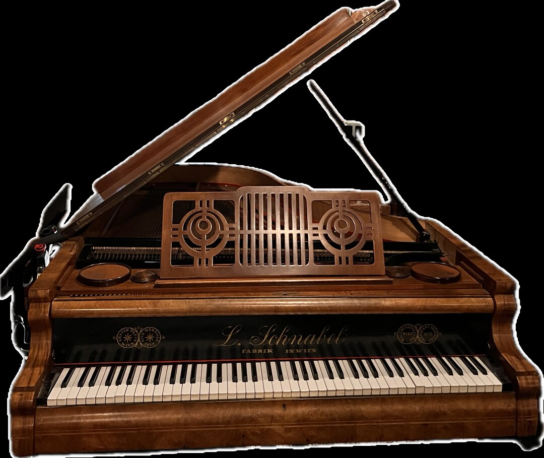 Antique Historical Viennese Parlor Grand Piano LUDWIG SCHNABEL Austria ...