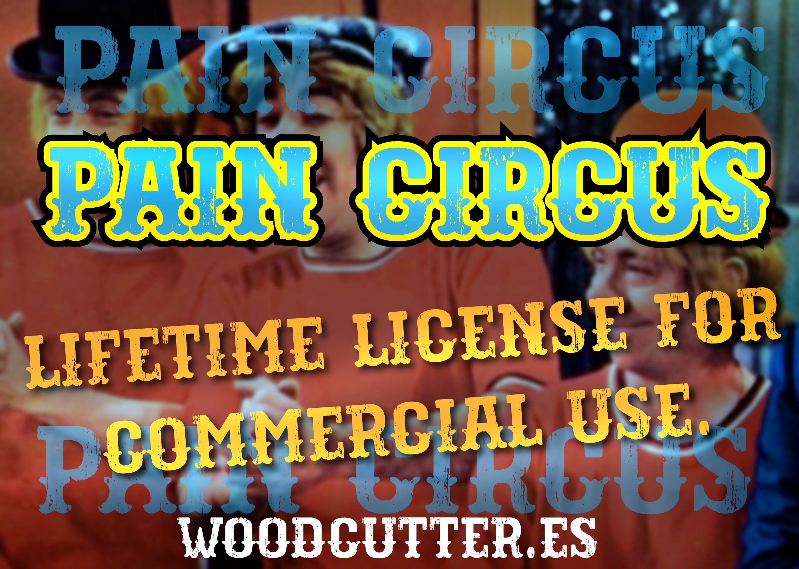 Pain Circus Font - Etsy