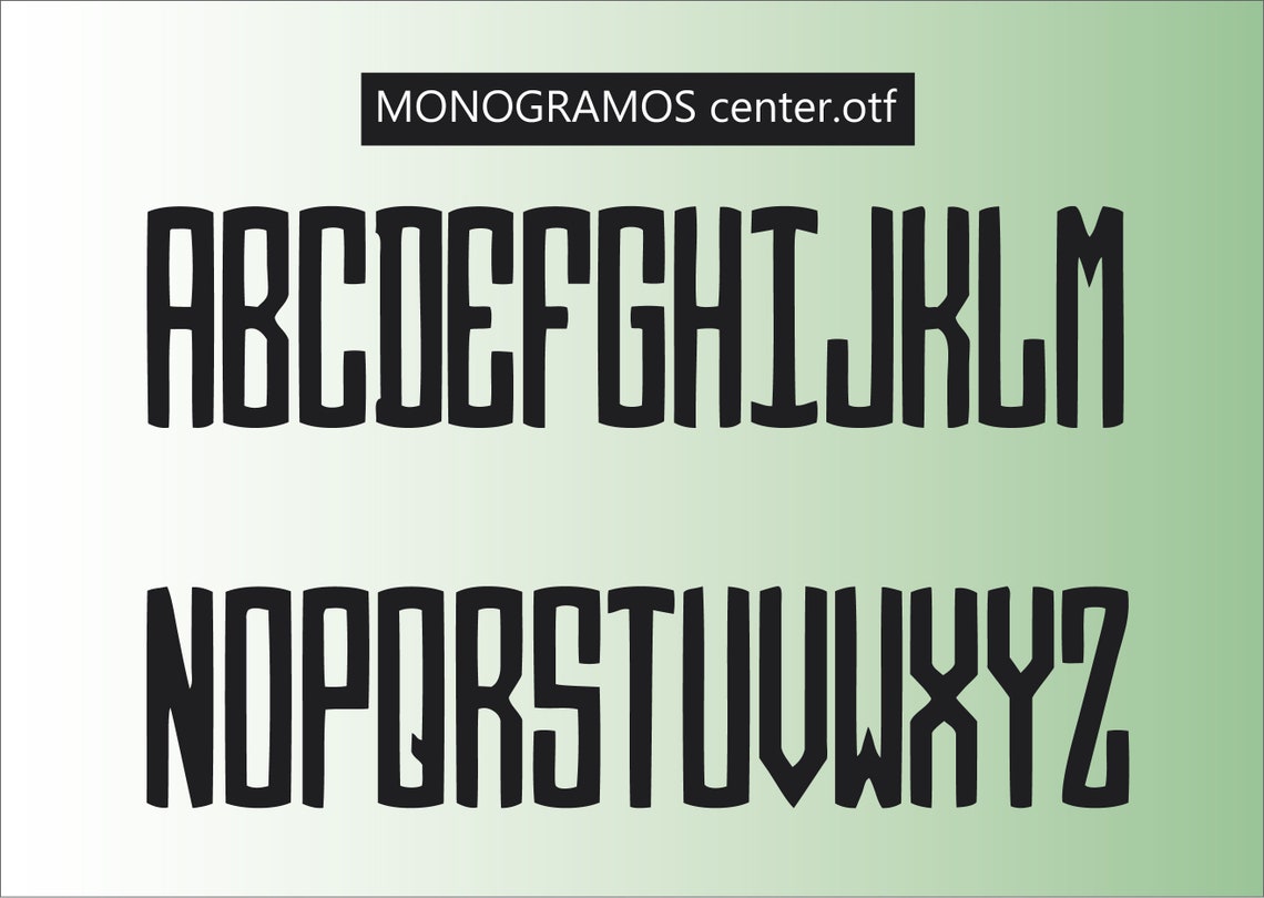 MONOGRAMOS COMPLETE FONT Set for Make Your Monogram. - Etsy MONOGRAMOS COMPLETE FONT Set for Make Your Monogram. - Etsy