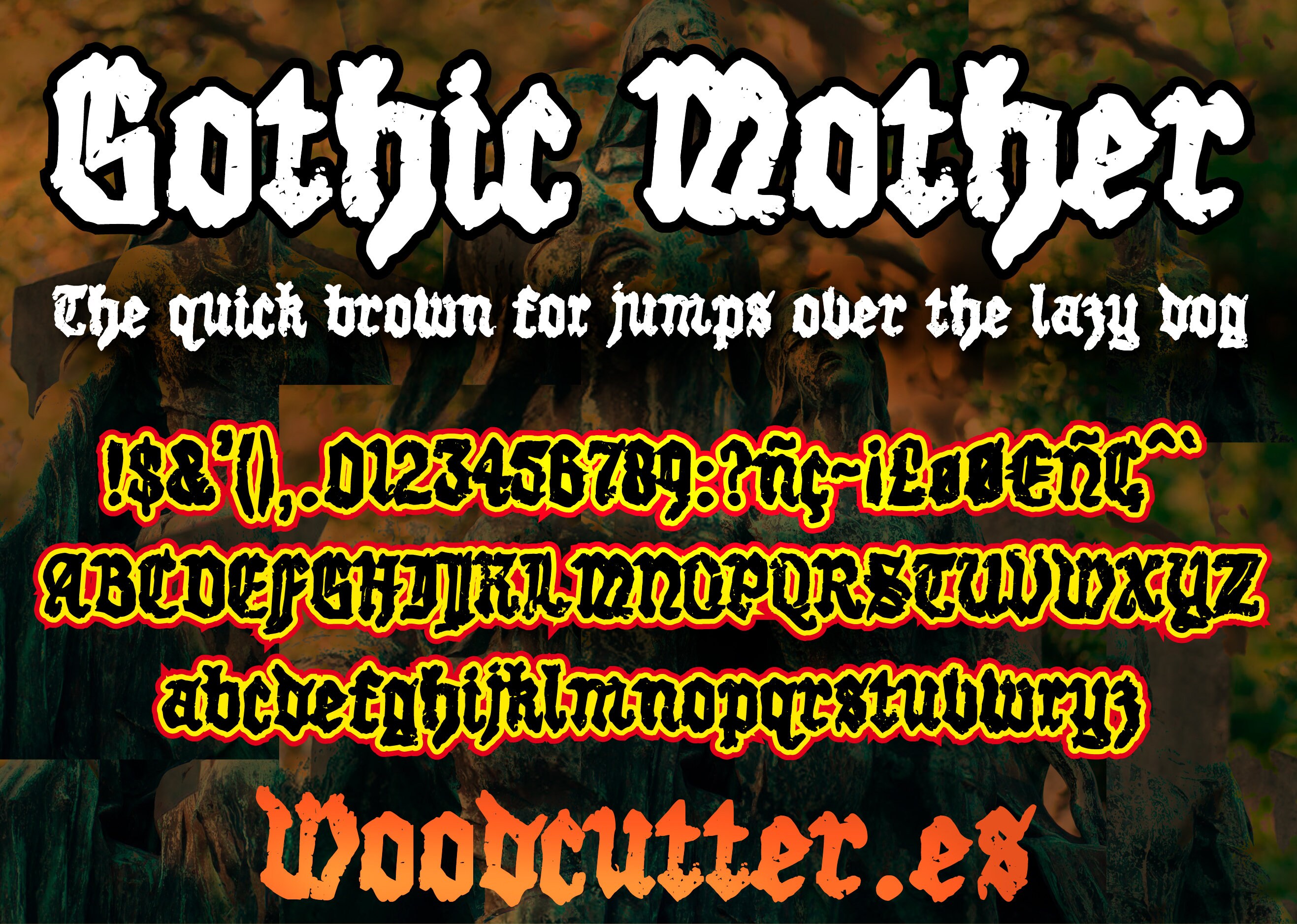 Gothic Mother Font - Etsy
