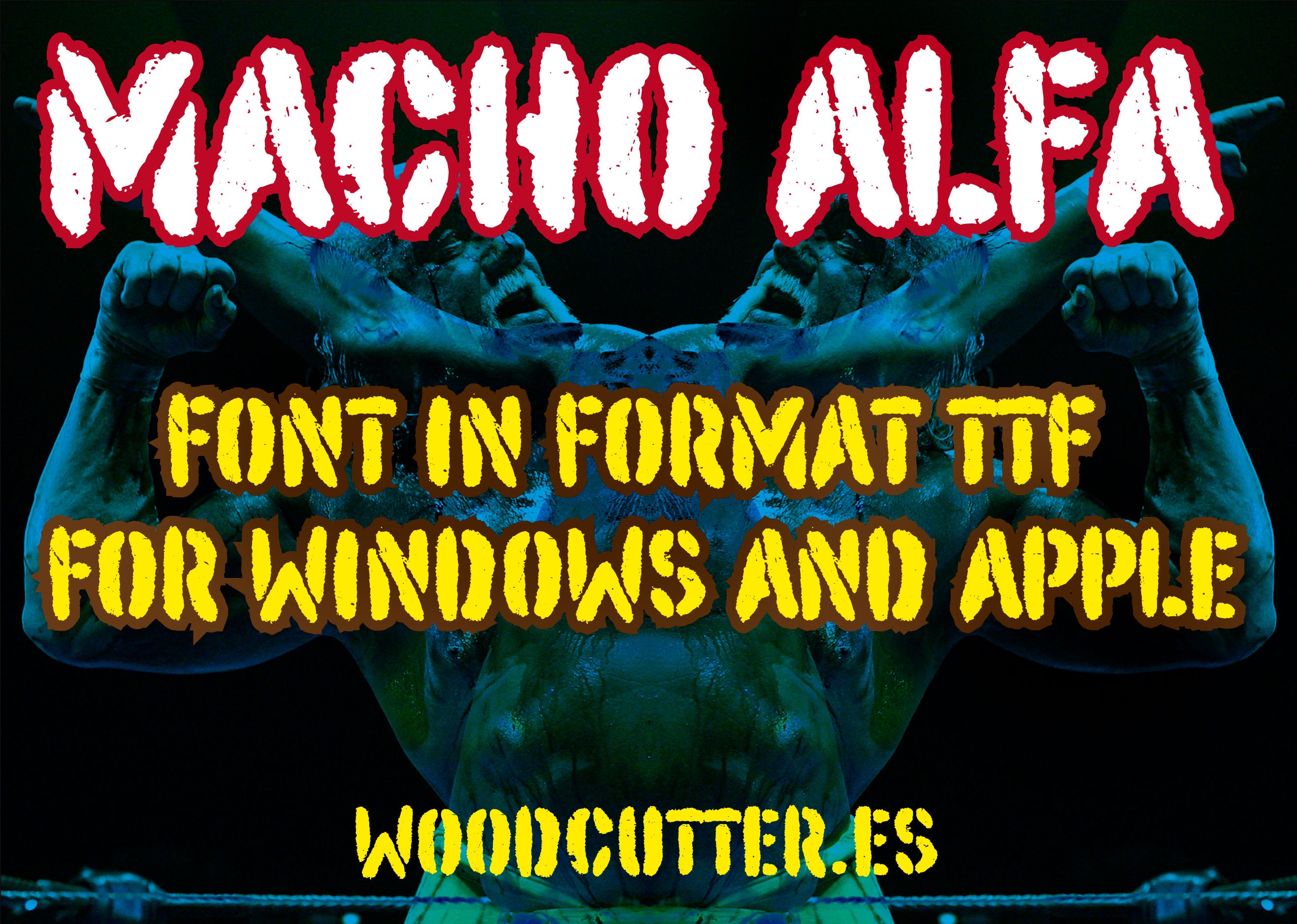 Alpha Male Font - Etsy