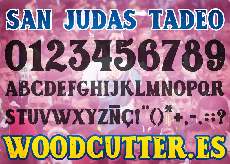 San Judas Tadeo Font - Etsy