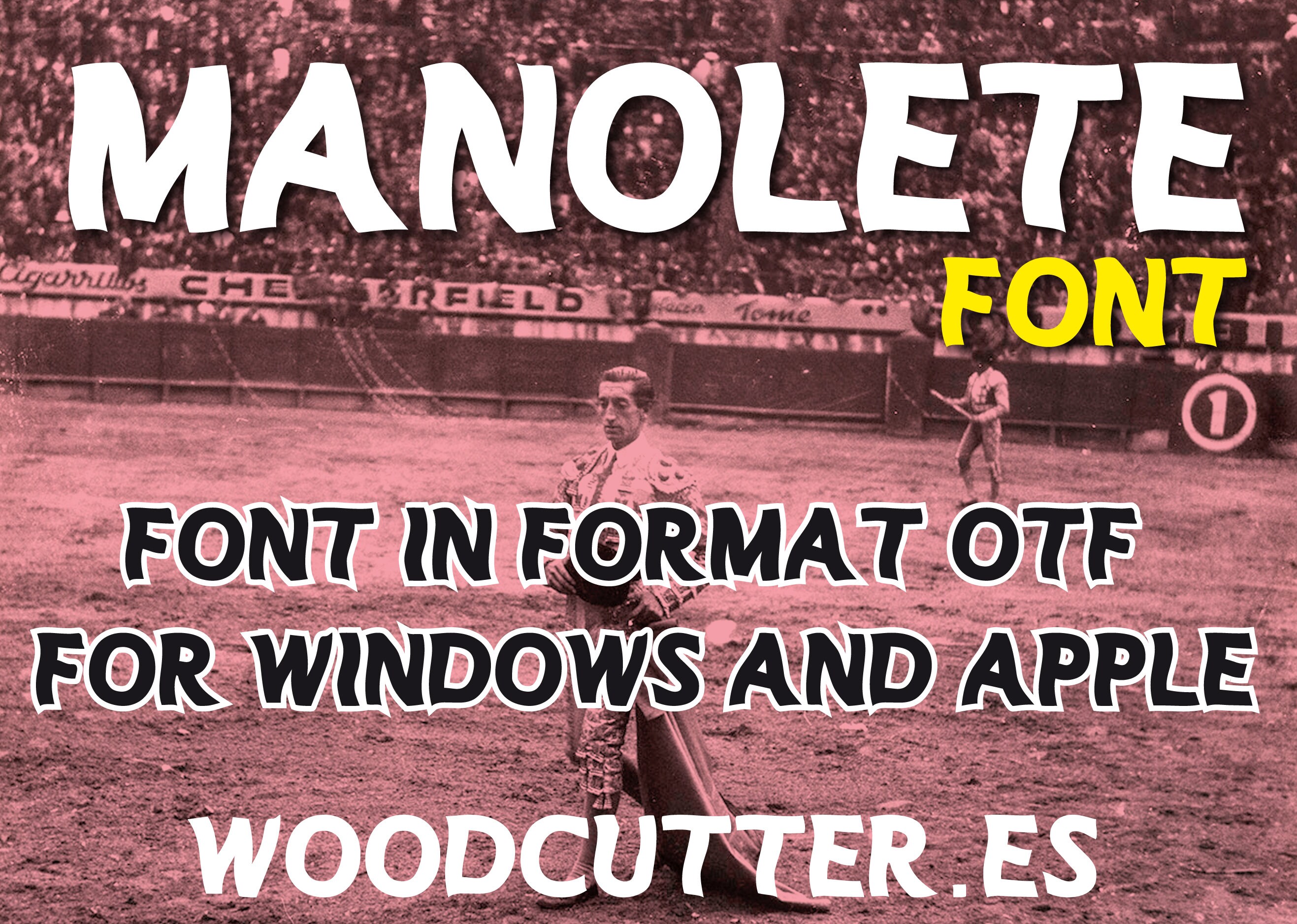 Manolete Font - Etsy España