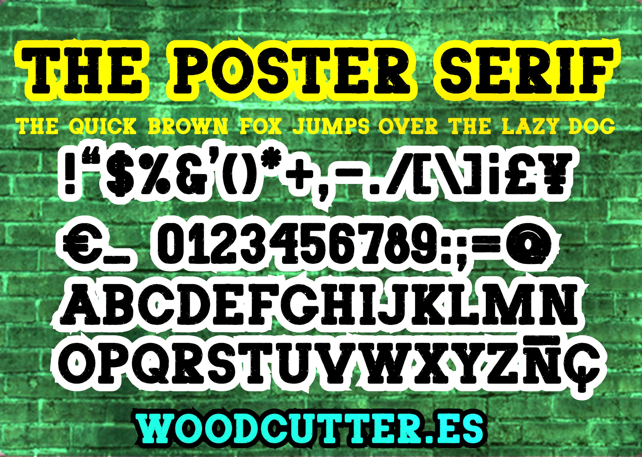 The Poster Serif Font. - Etsy