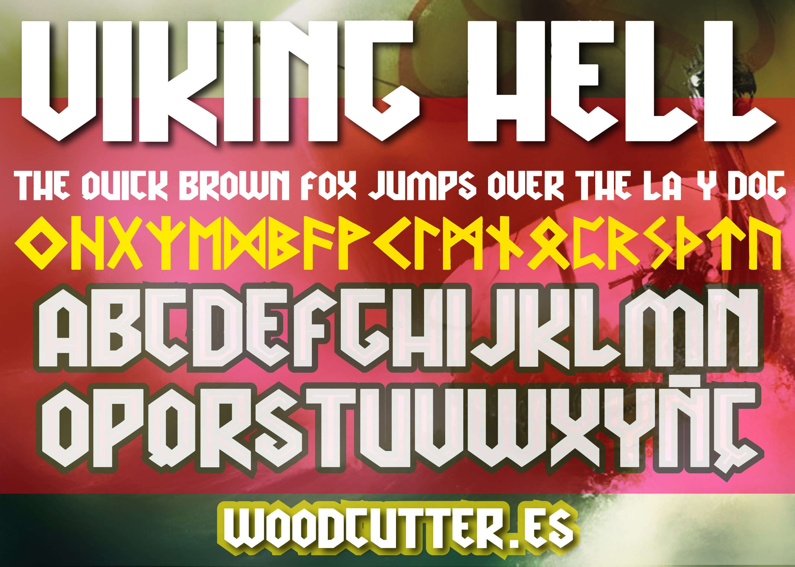 Viking Hell Font - Etsy España