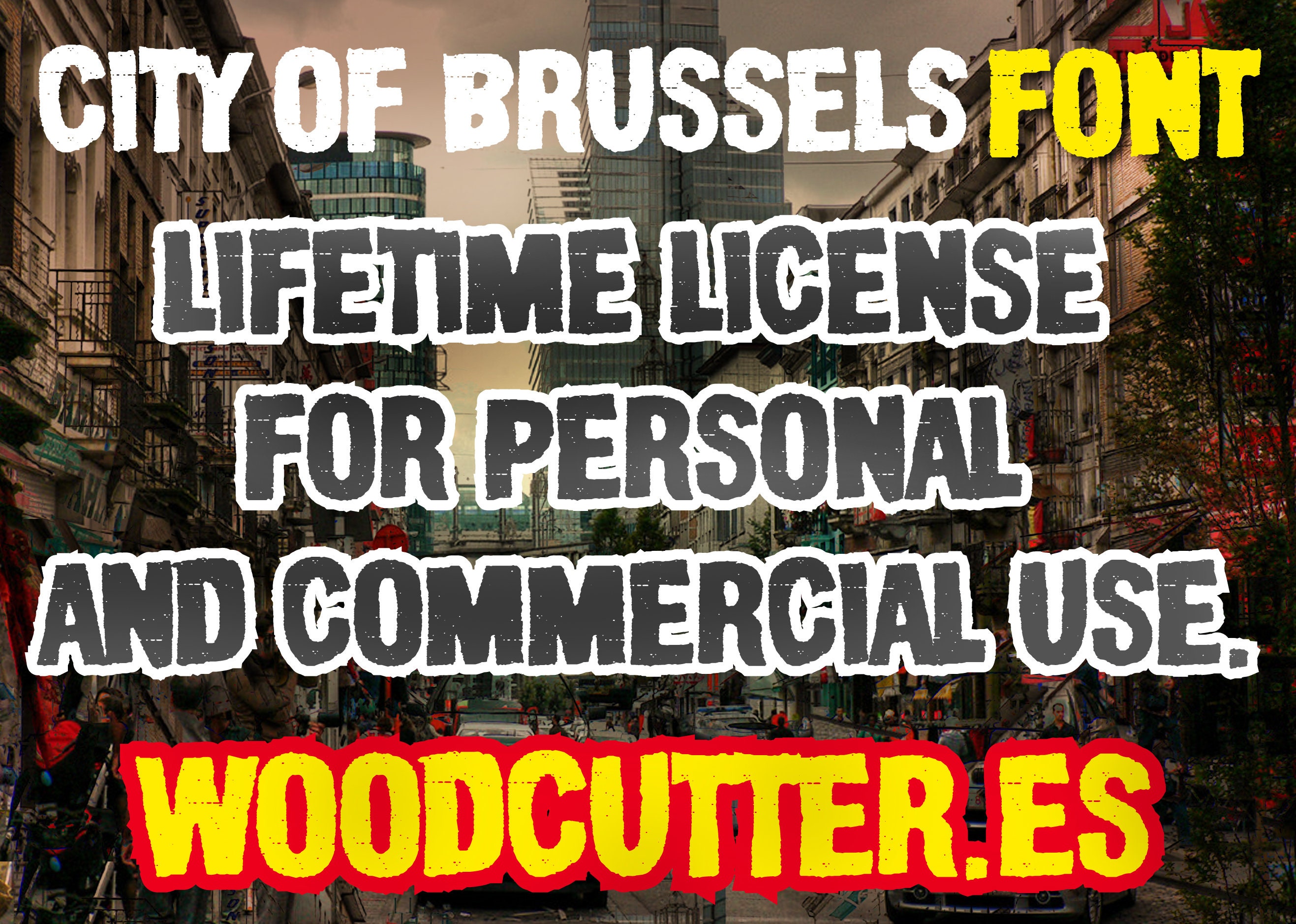 City of Brussels Font - Etsy