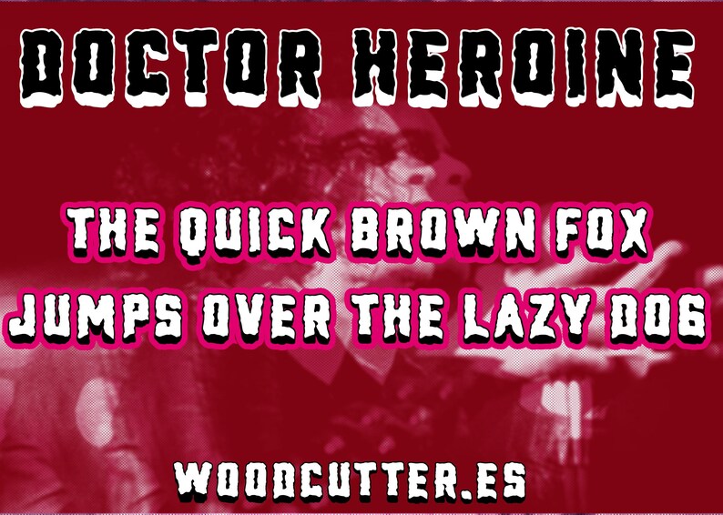 Doctor Heroine Font - Etsy