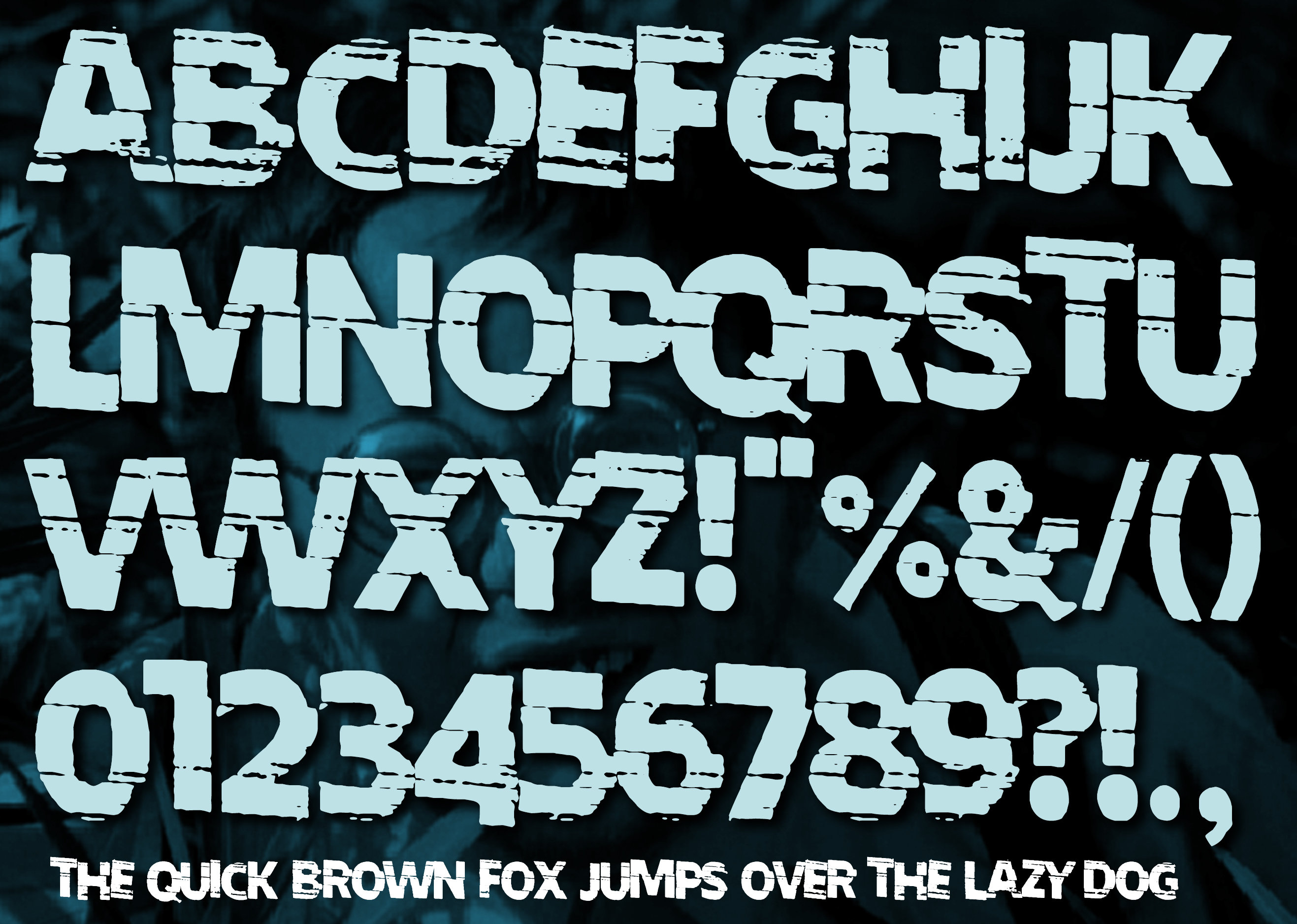 Disturbed Font - Etsy España