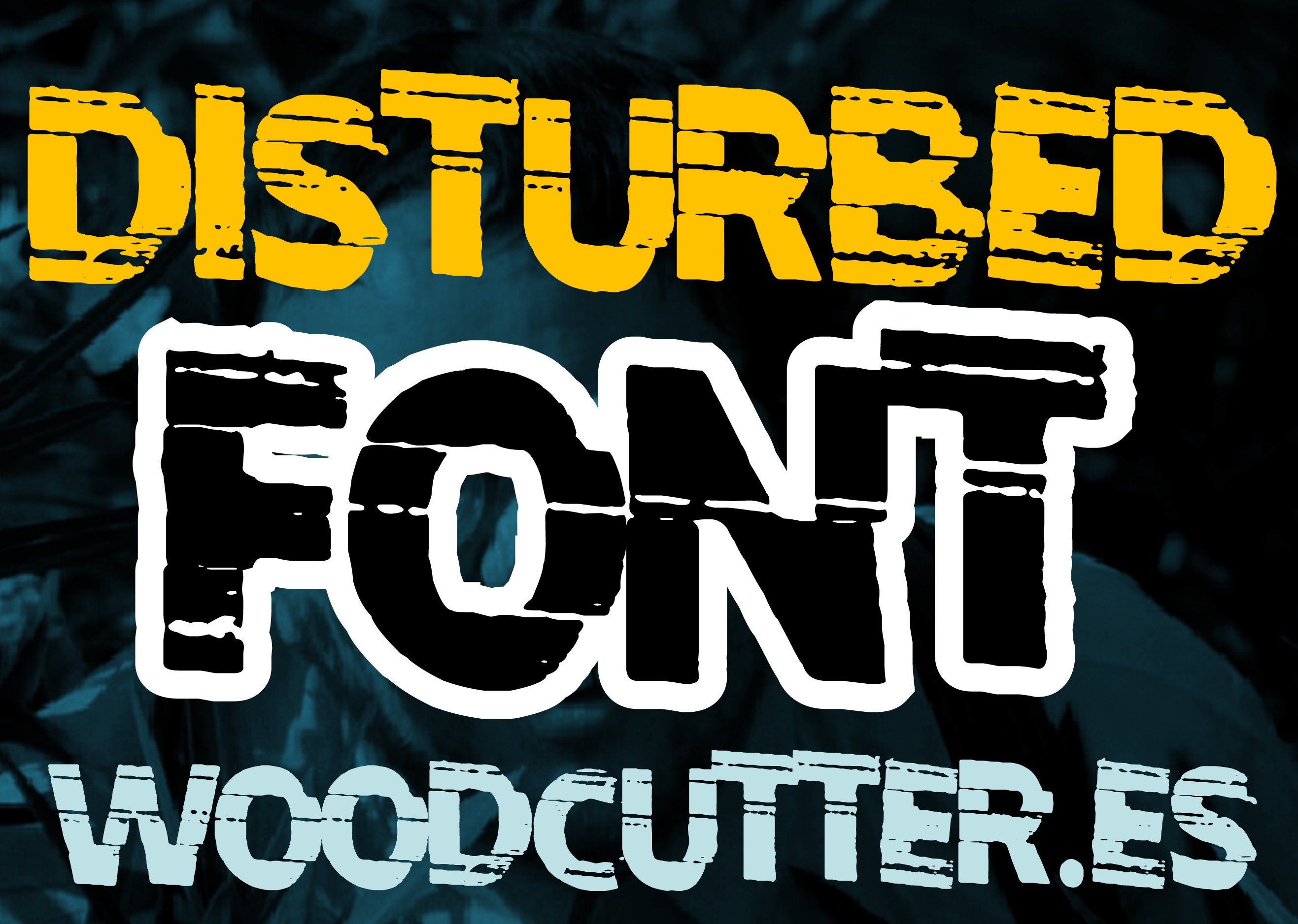 Disturbed Font - Etsy España