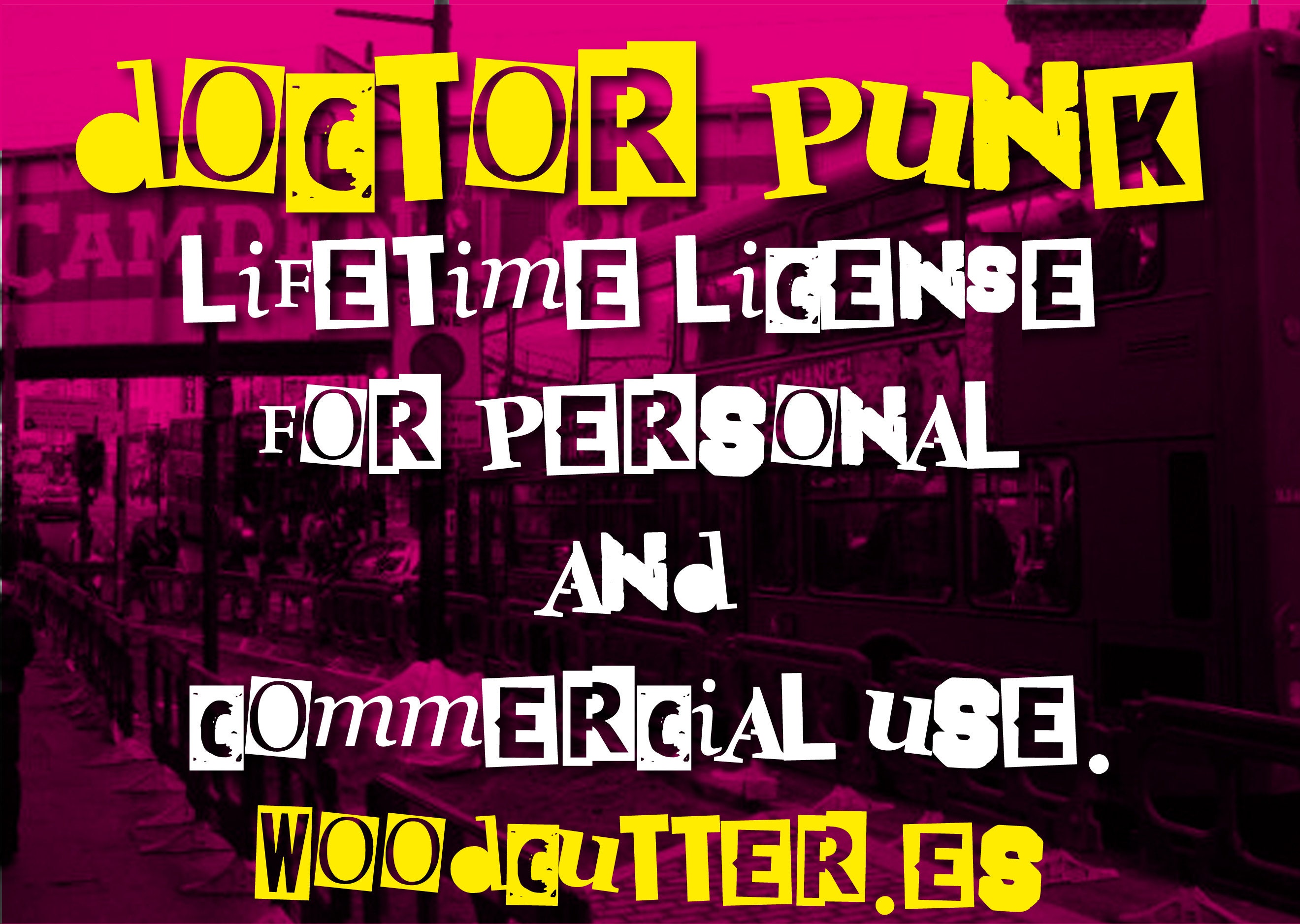 Doctor Punk Font - Etsy