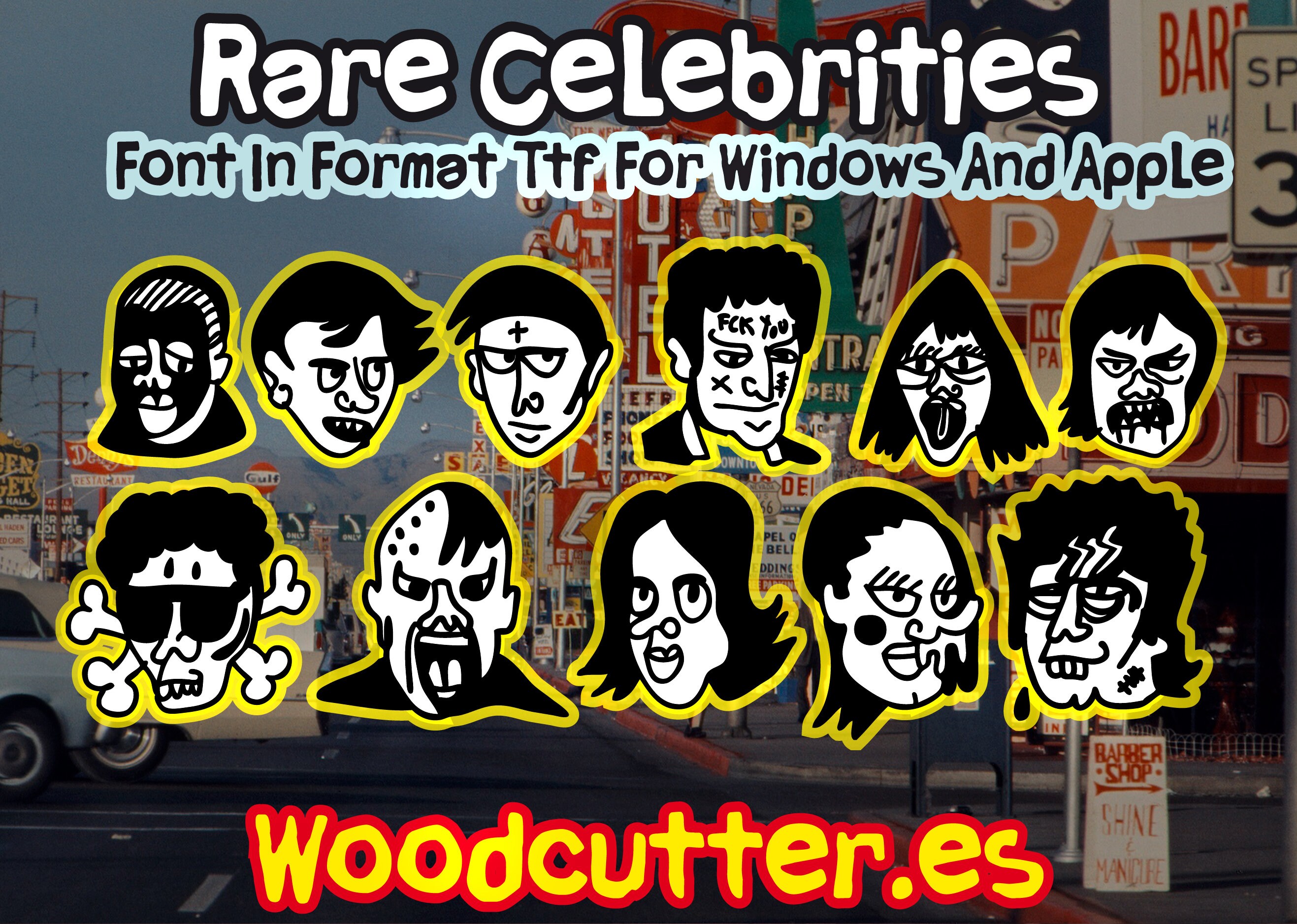 Rare Celebrities Font - Etsy