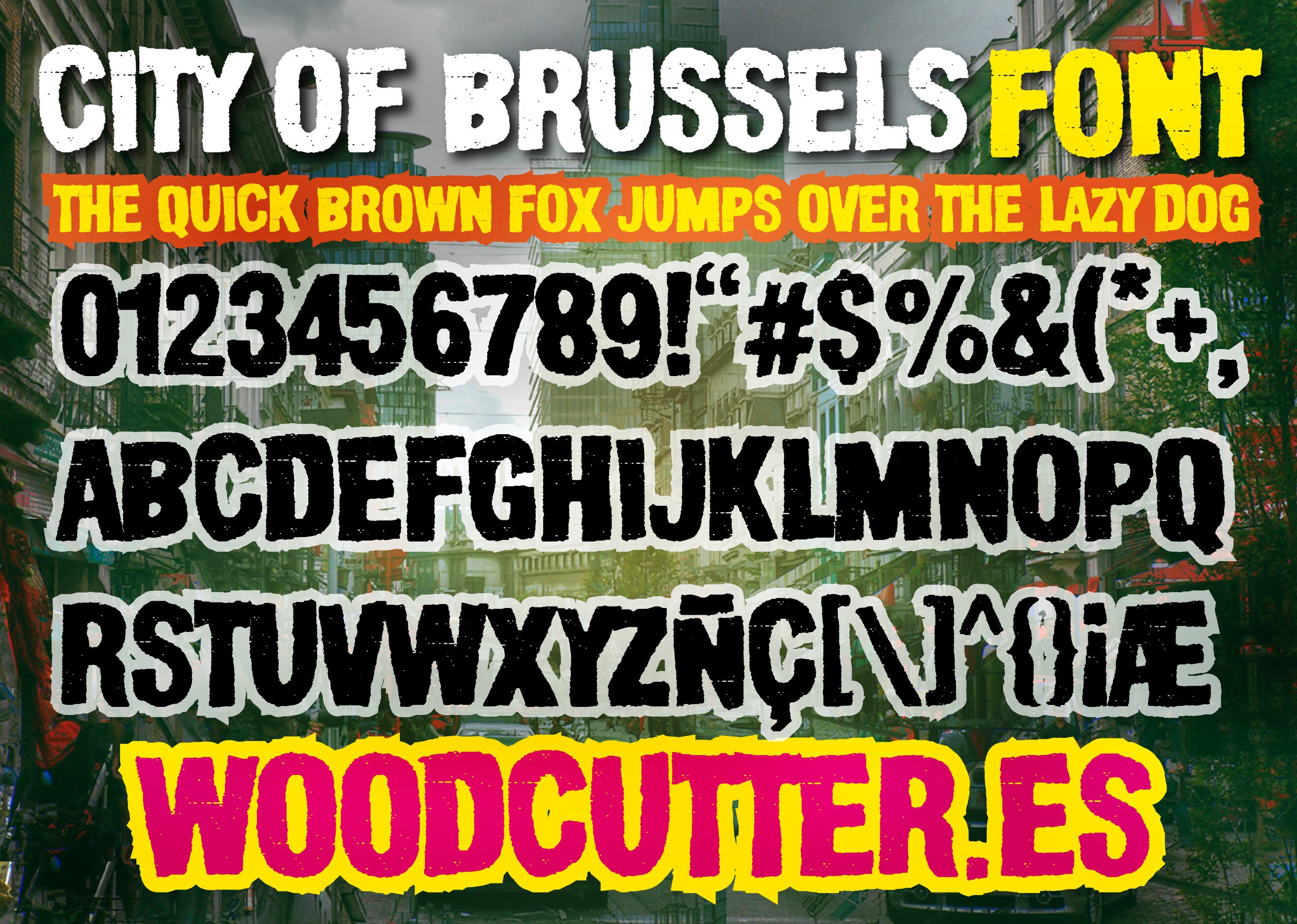 City of Brussels Font - Etsy