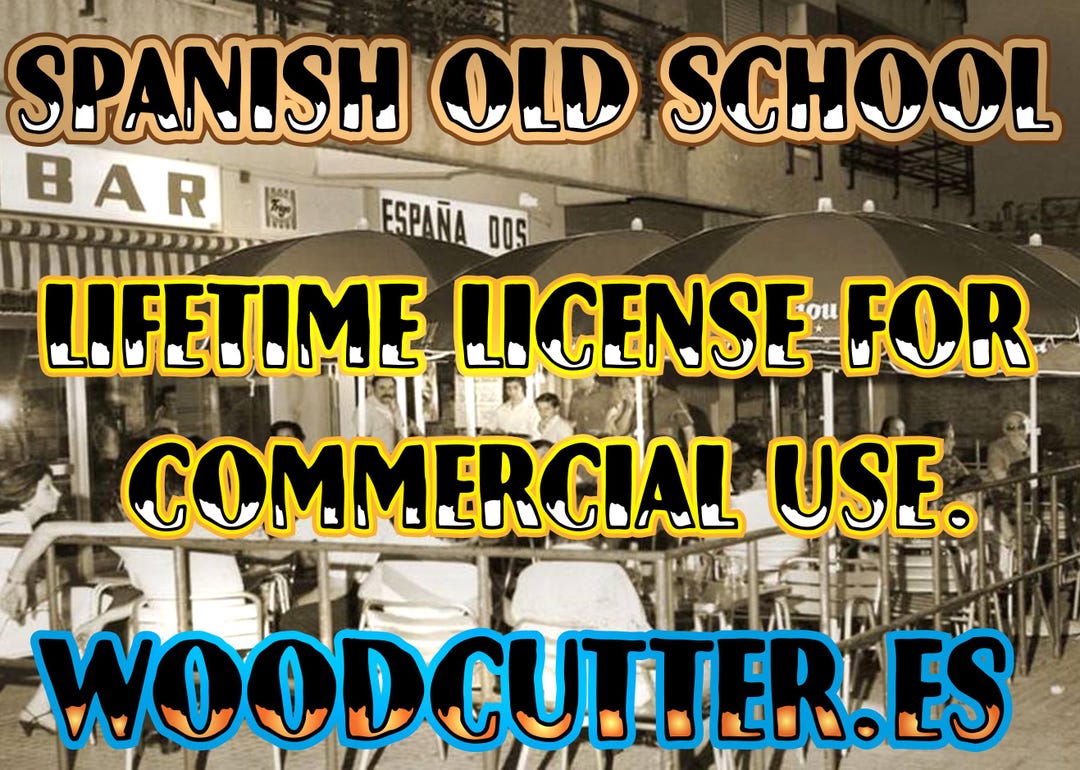 Spanish Old School Font - Etsy