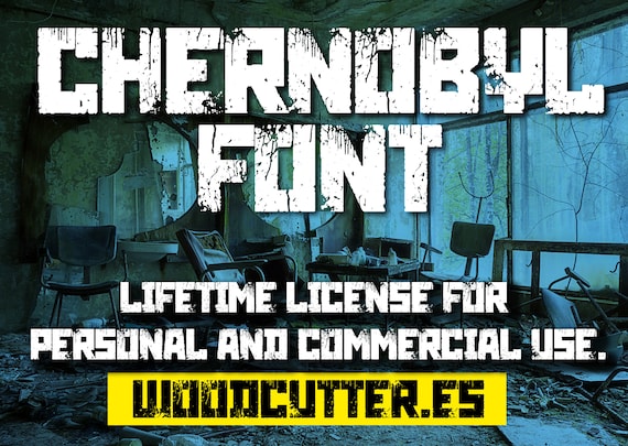 Chernobyl FONT - Etsy