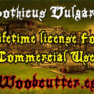 Gothicus Vulgaris Font - Etsy