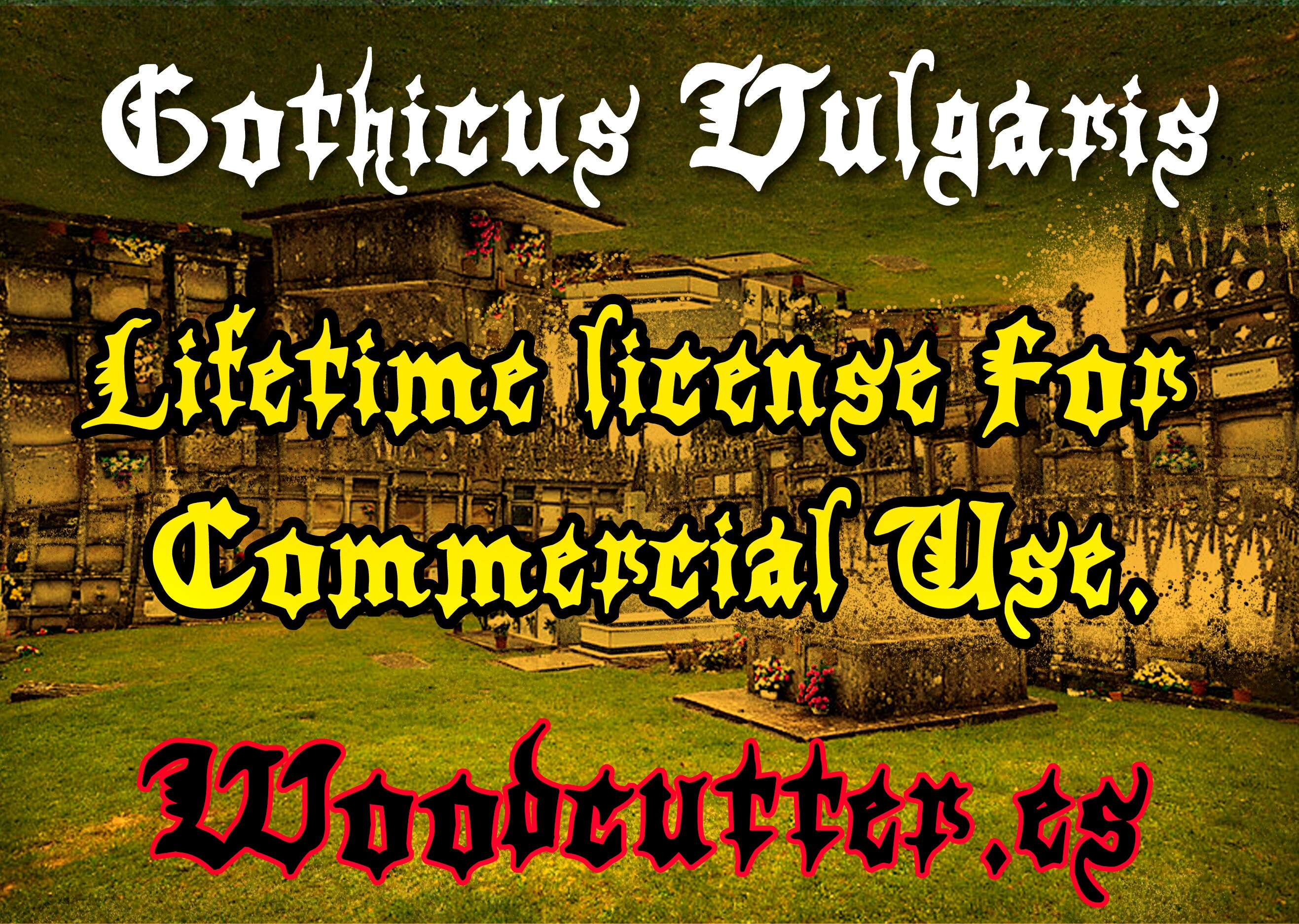 Gothicus Vulgaris Font - Etsy