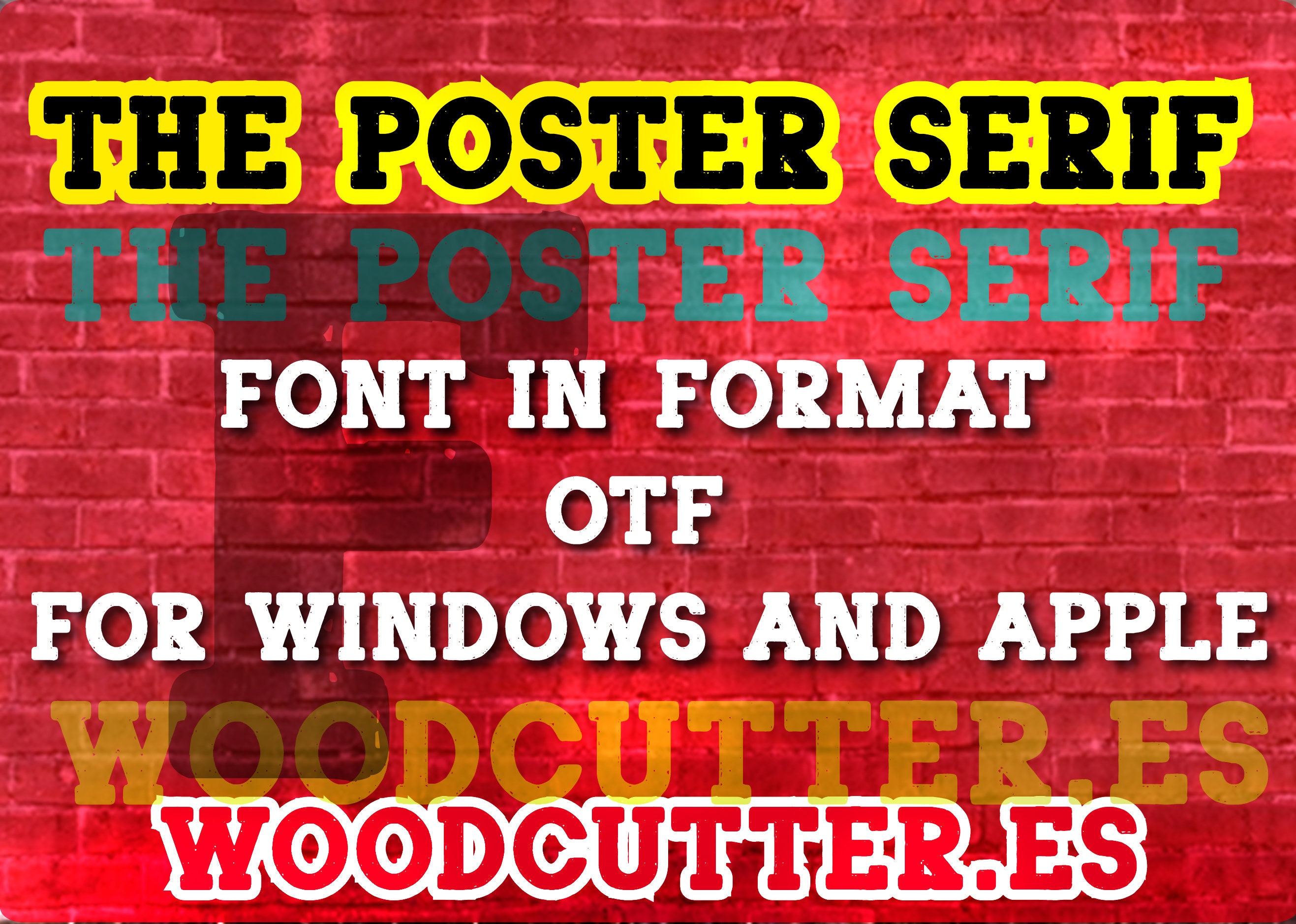 The Poster Serif Font. - Etsy