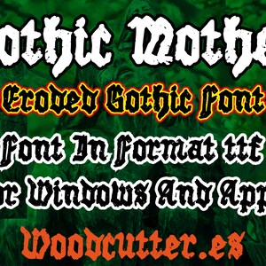 Gothic Mother Font - Etsy
