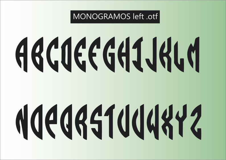 MONOGRAMOS COMPLETE FONT Set for Make Your Monogram. - Etsy MONOGRAMOS COMPLETE FONT Set for Make Your Monogram. - Etsy