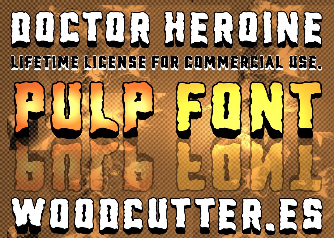 Doctor Heroine Font - Etsy