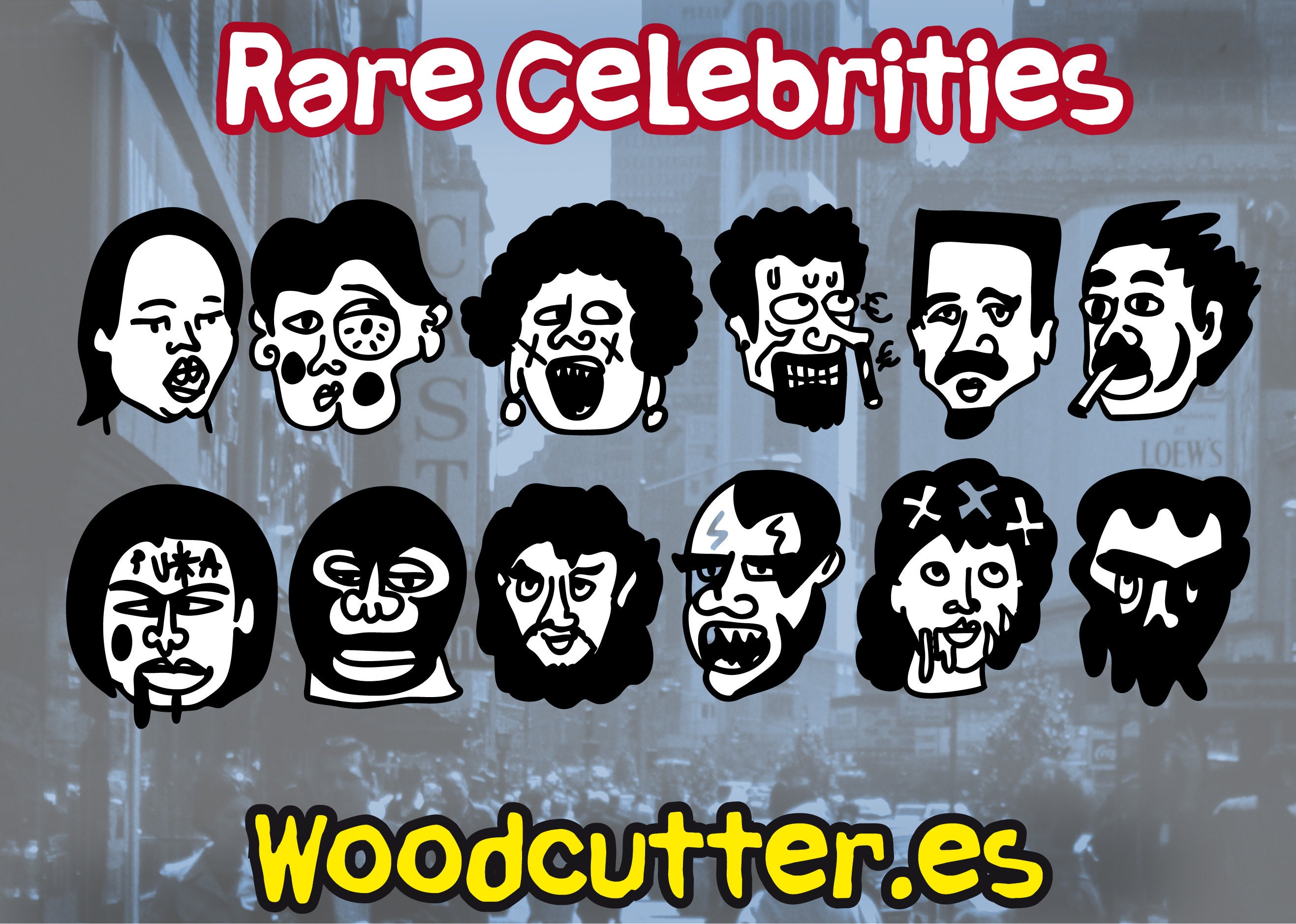 Rare Celebrities Font - Etsy