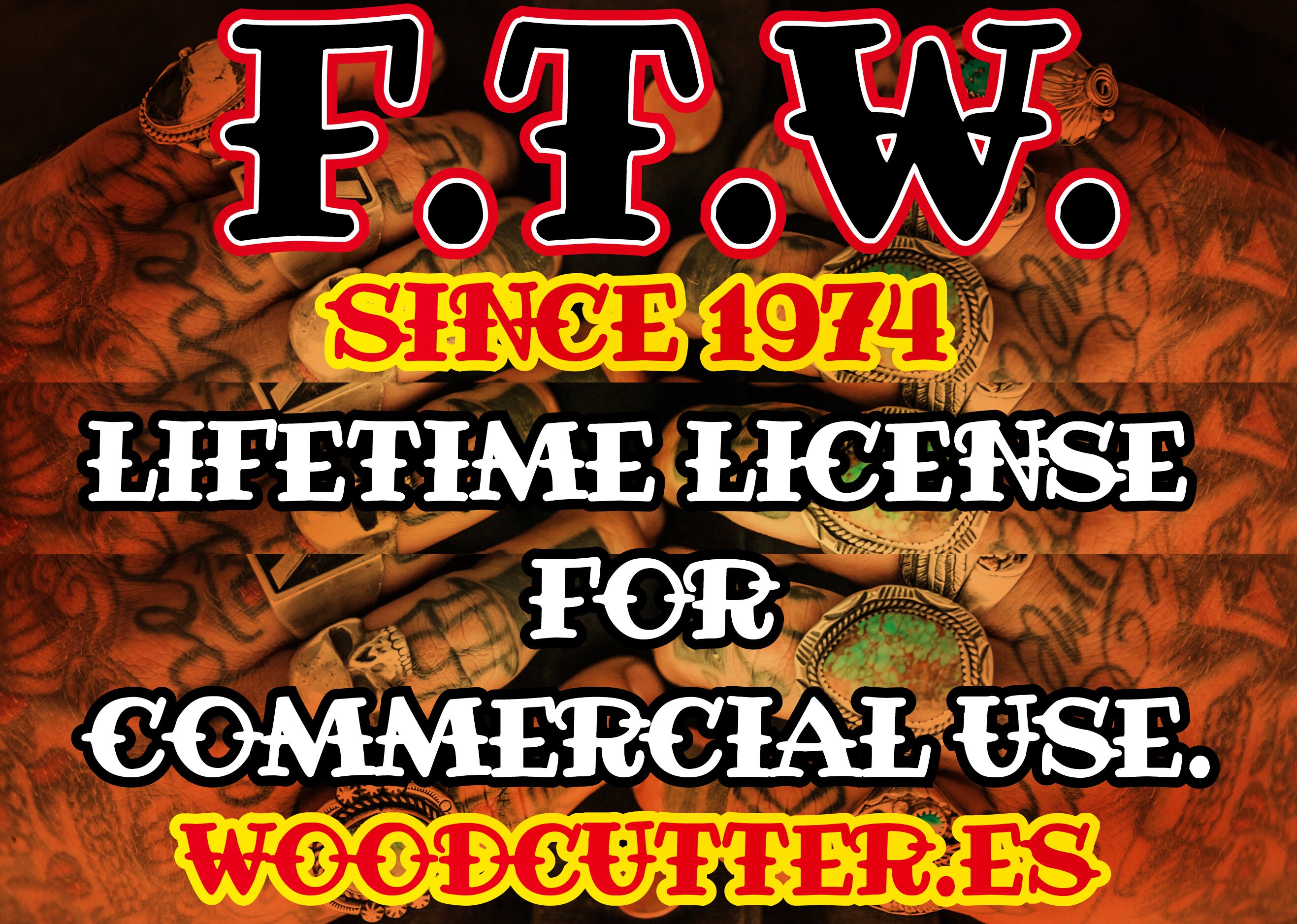 F.T.W. Since 1974 (font) - Etsy