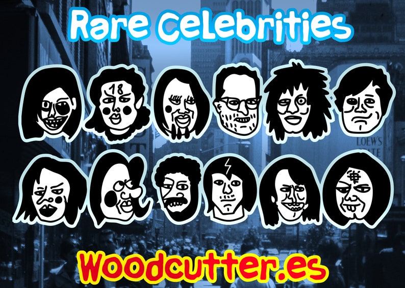 Rare Celebrities Font - Etsy