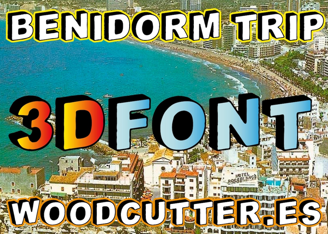 Benidorm Trip Font - Etsy
