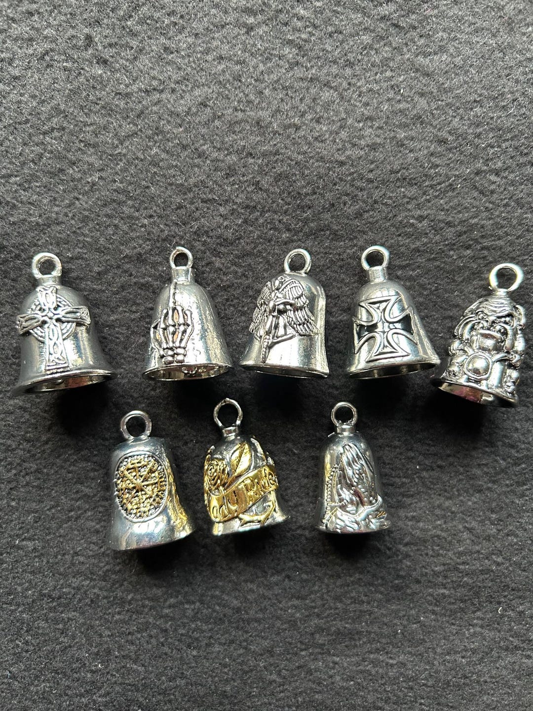 Motorcycle Guardian Bell * Good Luck Charm * Biker Cruiser Custom ...