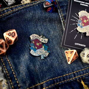 Dungeons and Dragons Dungeon Master Double Clutch Hard Enamel Pin - Etsy