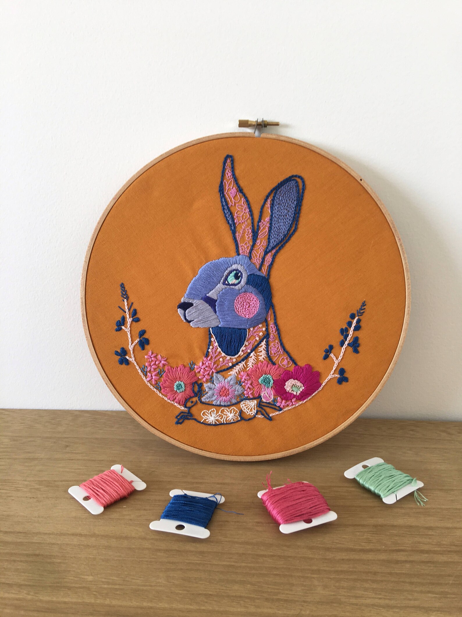 PDF PATTERN - Floral Hare - Etsy