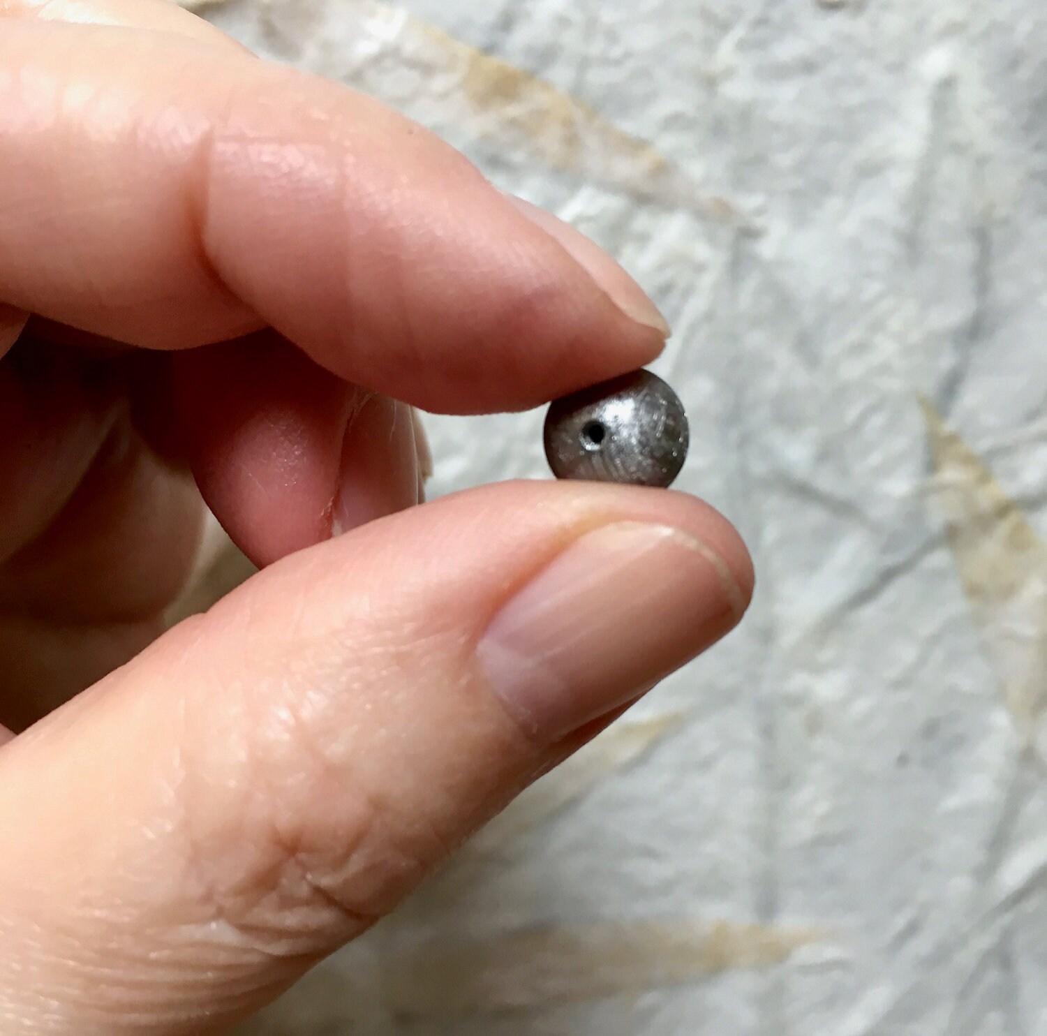 Meteorite Rare Untreated 8mm Muonionalusta Round Bead - Etsy