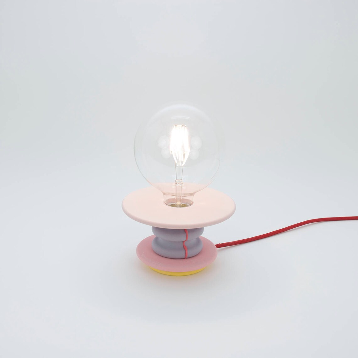 Pastel Pink Table Lamp Small Frutti Light - Etsy